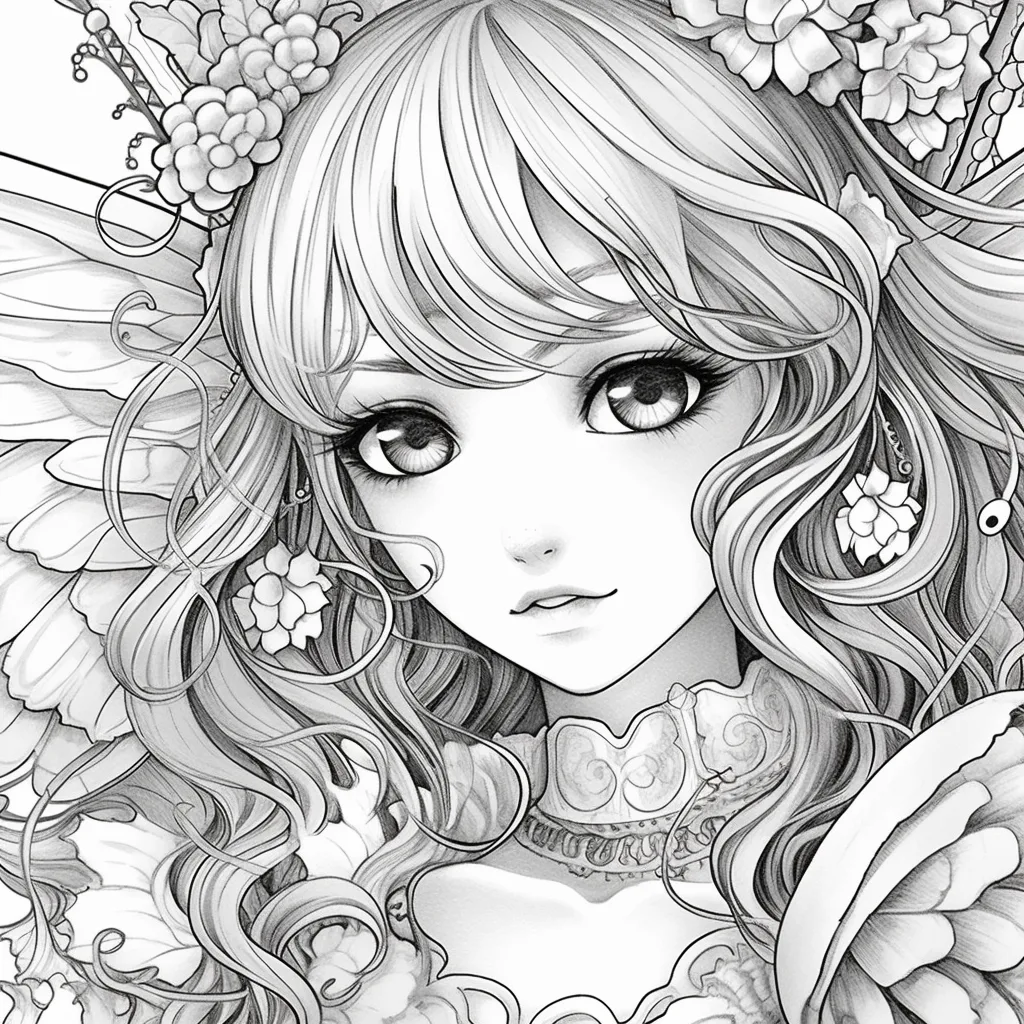 Unleash the Magic! Enchanting Fairy Coloring Pages for Kids & Adults ...