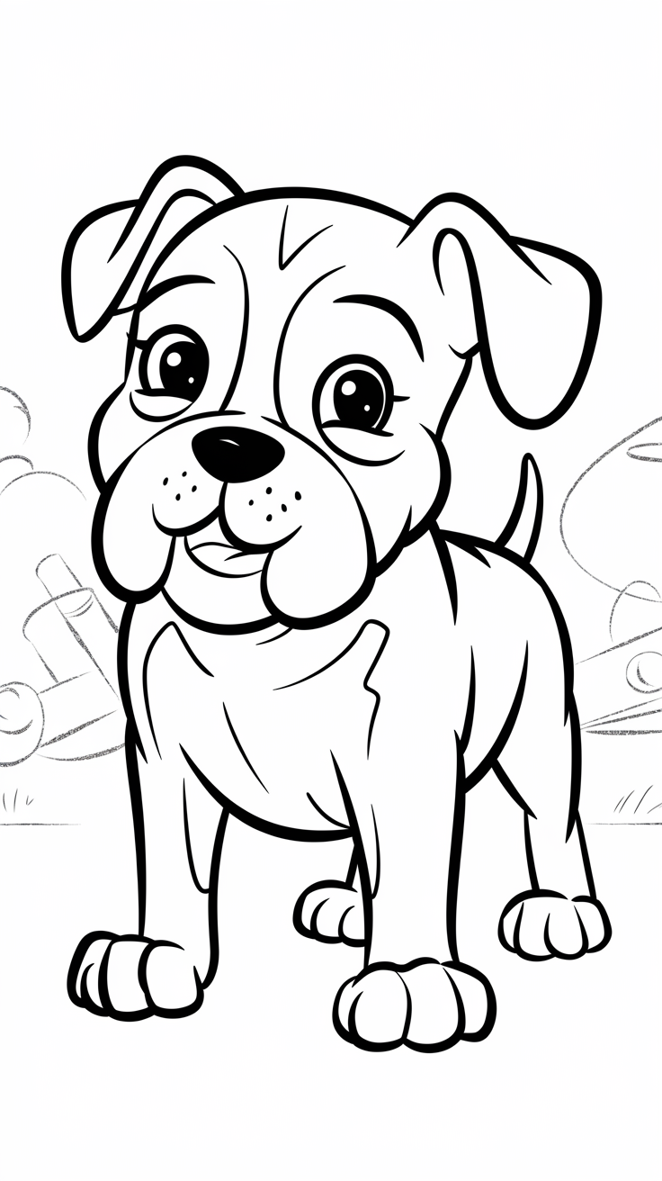 30 Puppy Coloring Pages: Adorable Fun for Little Artists - Oh La De