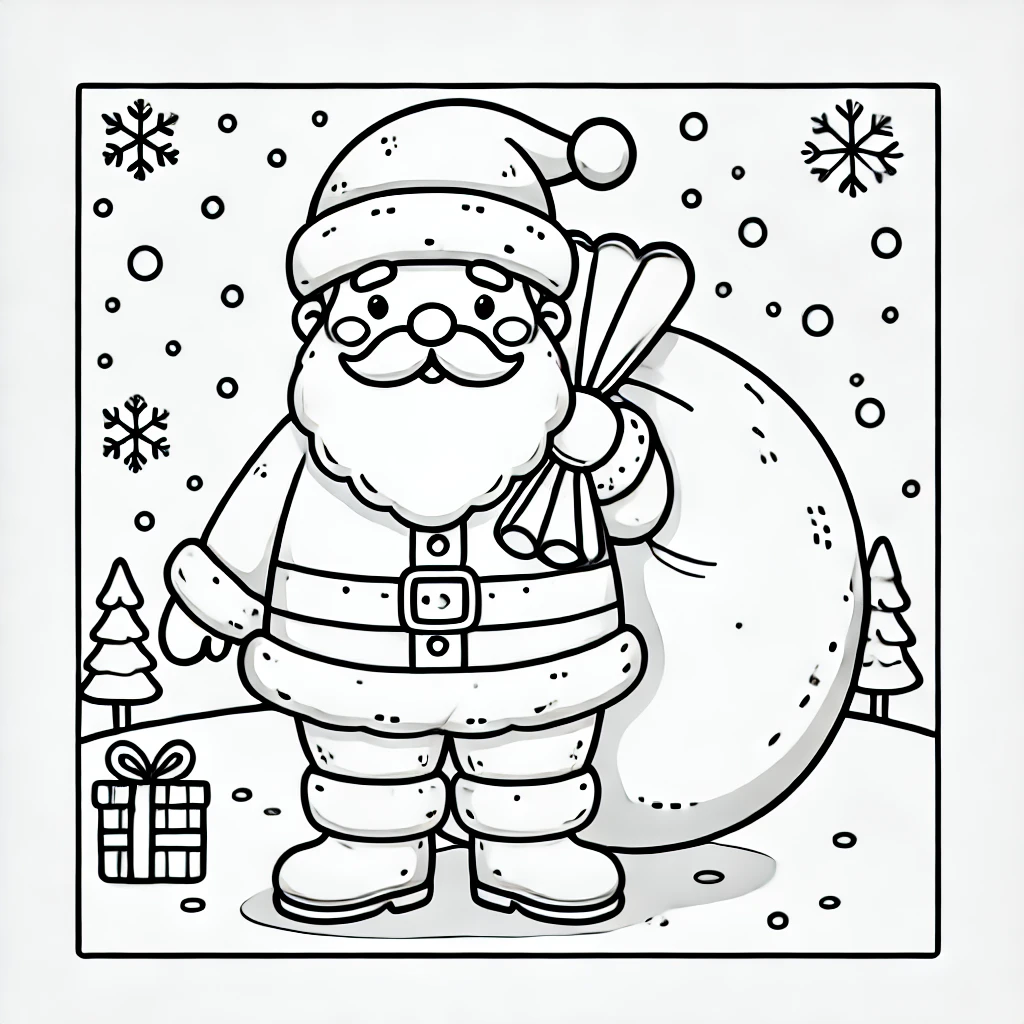 20+ Santa Claus Coloring Pages Your Kids Will Love This Christmas! - Oh ...