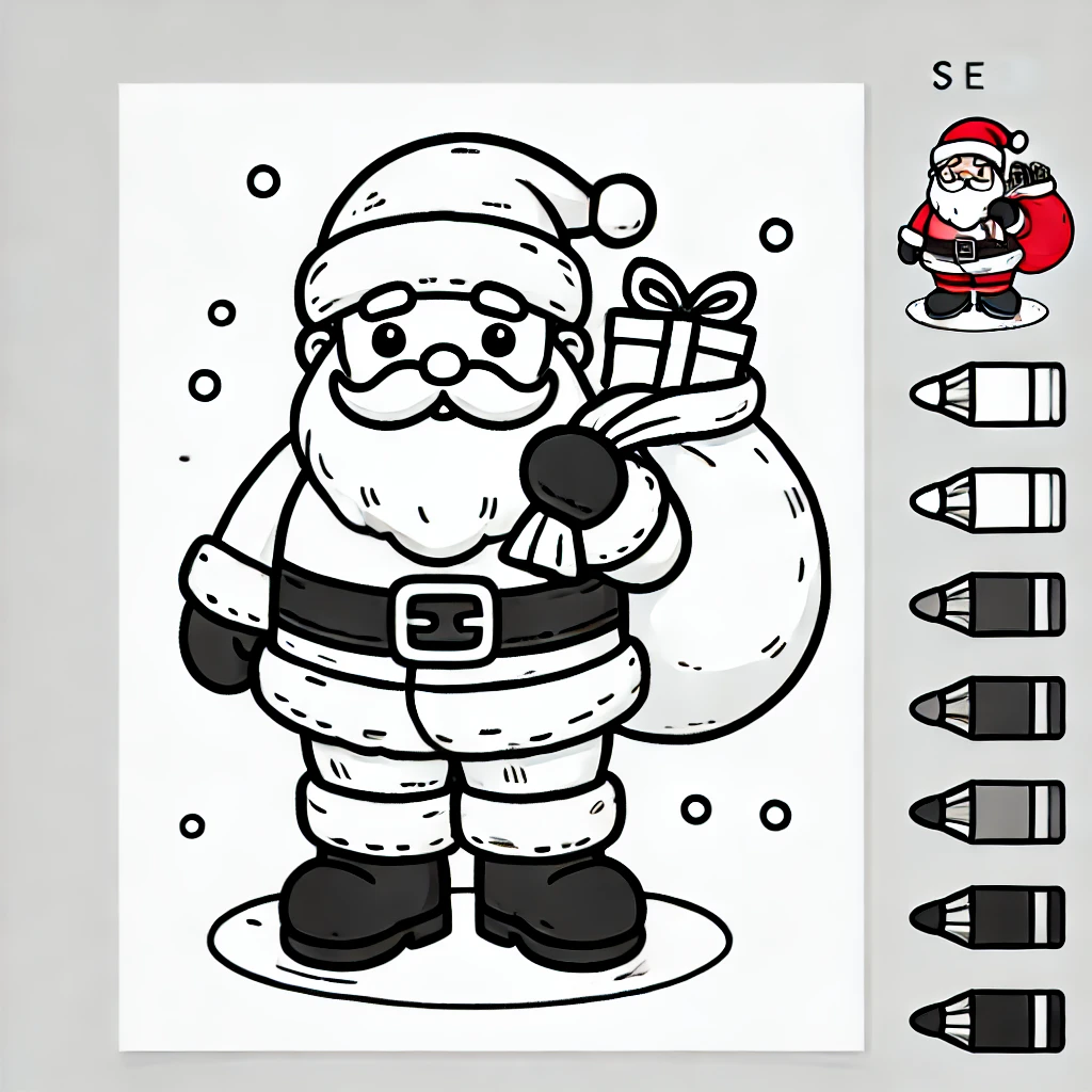 20+ Santa Claus Coloring Pages Your Kids Will Love This Christmas! - Oh ...